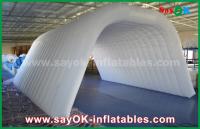 China Custom White Inflatable Tunnel Tent for Events Trade Shows 10m Waterproof PVC for sale