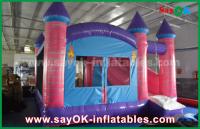 China 0.55mm PVC Inflatable Bouncy Slide Castle 6m x 5m x 3m Customizable Commercial Grade for sale