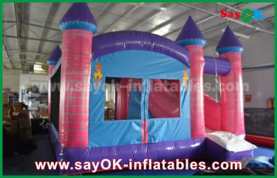 China 0.55mm PVC Inflatable Bouncy Slide Castle 6m x 5m x 3m Customizable Commercial Grade for sale