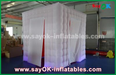 China Inflatable Photo Booth 2.5x2.5x2.5m with Touch Screen Remote Control for Wedding Party Rental for sale