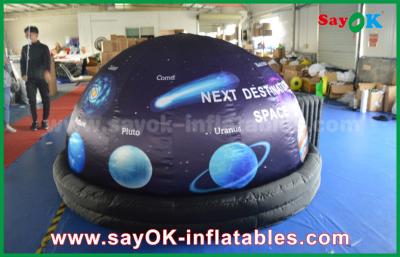 China Full Print Inflatable Planetarium Dome Tent 10-15 Min Setup Movie Projection for sale