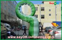 China Custom Inflatable Caterpillar Green Oxford Cloth Advertising Cartoon Character 2m for sale