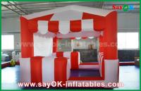 China Red White 210D Oxford Cloth Inflatable Bouncer for Kids 600 lbs Capacity Custom Size for sale