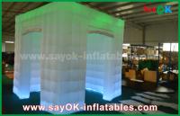 China Inflatable LED Photo Booth Tent 2.5m x 2.5m x 2.5m 210D Oxford Cloth for Wedding Party Club for sale