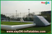 China Inflatable Soccer Football Field 10m Portable PVC Tarpaulin Game Court for Events Custom Size for sale