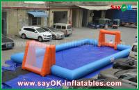 China Customized Inflatable Football Pitch PVC 0.55mm Thickness Waterproof Fire Retardant Sports Game for sale