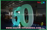 China Customized Inflatable Number with LED Light 3.1x1.2m for Event Decoration for sale