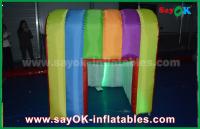 China Inflatable Party Tent 2.5x2.5x2.5m with LED Lights Portable Photo Booth for Events for sale