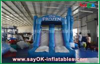 China 6m x 5m x 3m Inflatable Bouncer Castle with Slide and Trampoline | 0.55mm PVC Construction for sale