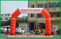 China Custom Inflatable Rainbow Arch Gate 3m to 15m Oxford Cloth Event Entrance with Logo Print for sale