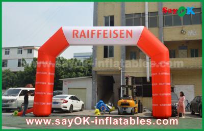 China Custom Inflatable Rainbow Arch Gate 3m to 15m Oxford Cloth Event Entrance with Logo Print for sale