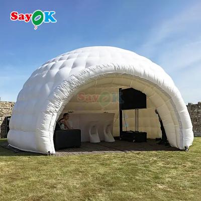 China OEM Durable Oxford Fabric Inflatable Igloo Tent 6m 8m 10m for Outdoor Party Event Club Promotion for sale