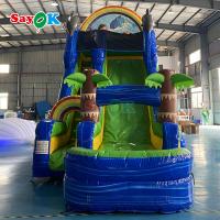 China Wholesale Inflatable Bouncer Slide 8x3x5.8m with Pool PVC Water Slide for Party Rental for sale