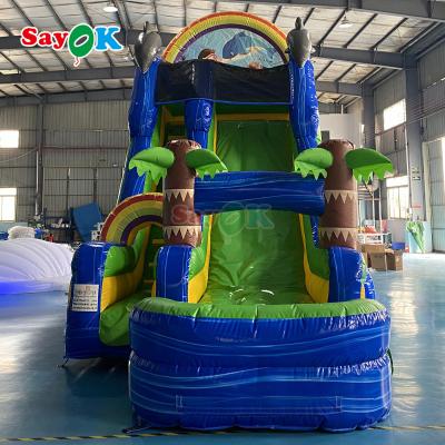 China Wholesale Inflatable Bouncer Slide 8x3x5.8m with Pool PVC Water Slide for Party Rental for sale