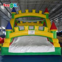 China Commercial Outdoor Inflatable Dry Slide Water Slide for Adults 7x4x3.5m Bounce House Jumping Castle for sale
