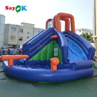 China Sayok 20ft Inflatable Water Slide with Pool for Kids PVC Bouncer 6x6x5m Customizable for sale