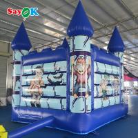 China Indoor Inflatable Bounce House 6x4m Kids Jumping Castle with PVC Tarpaulin for sale