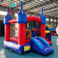 China Commercial PVC Tarpaulin Inflatable Bounce House Bouncing Castle for Kids 0.55mm for sale