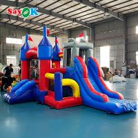 China Commercial PVC Tarpaulin Inflatable Bounce House Bouncing Castle for Kids 0.55mm for sale