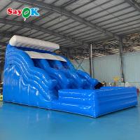 China Custom Commercial Giant Inflatable Water Slide with Pool for Adults 0.55mm PVC for sale