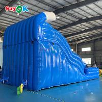 China Custom Commercial Giant Inflatable Water Slide with Pool for Adults 0.55mm PVC for sale
