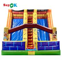 China Commercial Inflatable Bouncy Castle for Kids 0.55mm PVC Waterproof Fire Retardant for sale
