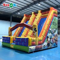 China Commercial Inflatable Bouncy Castle for Kids 0.55mm PVC Waterproof Fire Retardant for sale