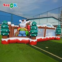 China Kids Inflatable Bouncy Castle Jumping House with Slide 0.55mm PVC Tarpaulin for sale