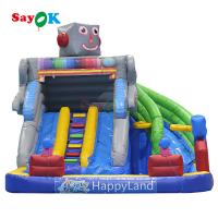 China Commercial Inflatable Bouncy Castle 0.55mm PVC with Blower for Outdoor Kids Play for sale