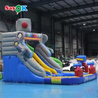 China Commercial Inflatable Bouncy Castle 0.55mm PVC with Blower for Outdoor Kids Play for sale