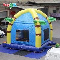 China Bright Cartoon Inflatable Castle Bounce House 0.55mm PVC for Kids Party Indoor Outdoor Use for sale
