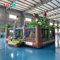 China Inflatable Bouncy Castle Combo 0.55mm PVC with Blower for Rental Backyard Fun for sale