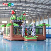 China Inflatable Bouncy Castle Combo 0.55mm PVC with Blower for Rental Backyard Fun for sale