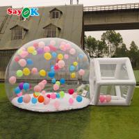 China Sayok Portable Inflatable Bubble House Tent 3m Clear PVC Bubble Tent for Outdoor Events for sale