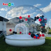 China Transparent Inflatable Bouncy Bubble House 10ft for Kids Party and Outdoor Events for sale