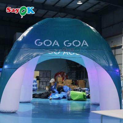 China Inflatable Spider Tent 4x4m Commercial Dome for Promotion Rental with CE Blower for sale