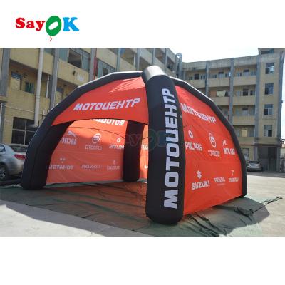 China Custom PVC Inflatable Spider Gazebo Tent 48.5kg with CE Blower for Events for sale