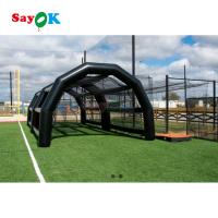 China Inflatable Baseball Net Practice Tent 22x20x13ft Waterproof PVC Sport Cage for Rental for sale