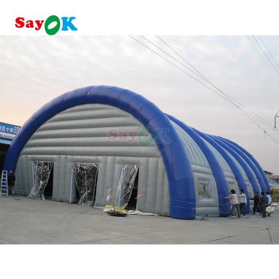 China Sayok 20x10m Inflatable Sports Hall Tunnel Tent PVC Stadium Tent for Outdoor Events for sale