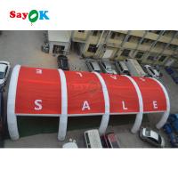 China Flame Retardant PVC Inflatable Sports Tunnel Tent 20x10m for Outdoor Event Advertising for sale