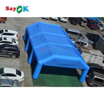 China 20x10m Outdoor Inflatable Sports Batting Tent PVC Event Training Tent for Advertising for sale