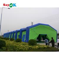 China Commercial Inflatable Sport Tent 20x10m Flame Retardant PVC Advertising Tunnel Tent for Events for sale