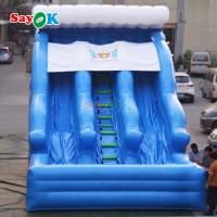 China Commercial Grade Giant Inflatable Water Slide 9x5x5m with Blower for Adults Pool Party for sale