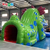 China Customized Large Outdoor Inflatable Jumping Castle with Slide 0.55mm PVC Bounce House for Kids for sale