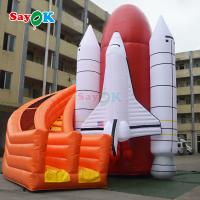 China Commercial Inflatable Water Slide PVC 0.55mm for Kids Bounce House Dry Slide Rental Business for sale