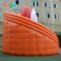 China Commercial Inflatable Water Slide PVC 0.55mm for Kids Bounce House Dry Slide Rental Business for sale