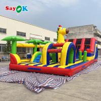 China Commercial Giant Inflatable Bouncer Castle Trampoline Park 0.55mm PVC Outdoor Playground for sale
