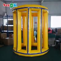 China Inflatable Water Running Roller Ball 0.6mm PVC Tarpaulin Water Walking Floating Game Toy for sale