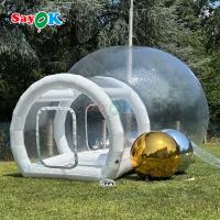 China Sayok Portable Inflatable Bubble Tent House 10ft Blow Up Bubble House for Kids for sale
