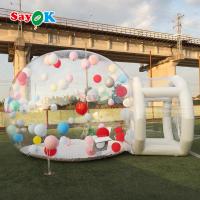 China Sayok Inflatable Transparent Bubble House Tent 3m 4m Kids Party Outdoor Camping for sale